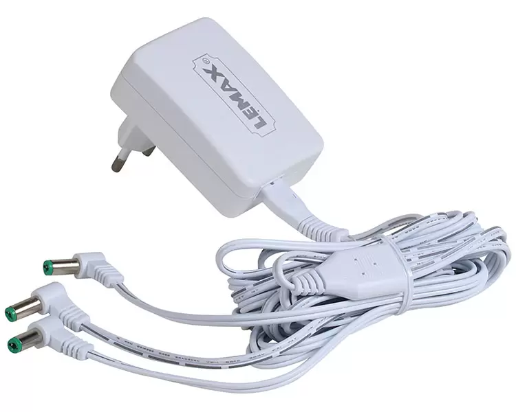Lemax power adaptor 4.5v white 3-output 1000 ma type-l General 2019 ...