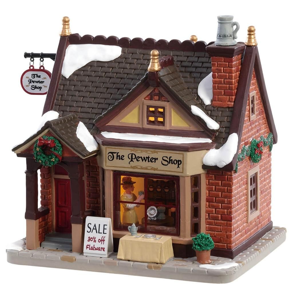 Lemax the pewter shop Caddington Village 2018 - Christmas Village - Lemax