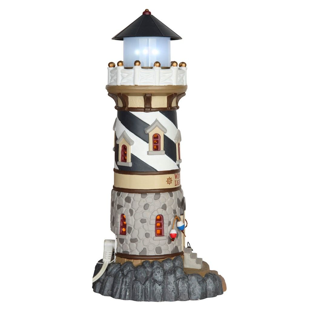 Lemax windy cape lighthouse Plymouth Corners 2016 - Christmas Village ...