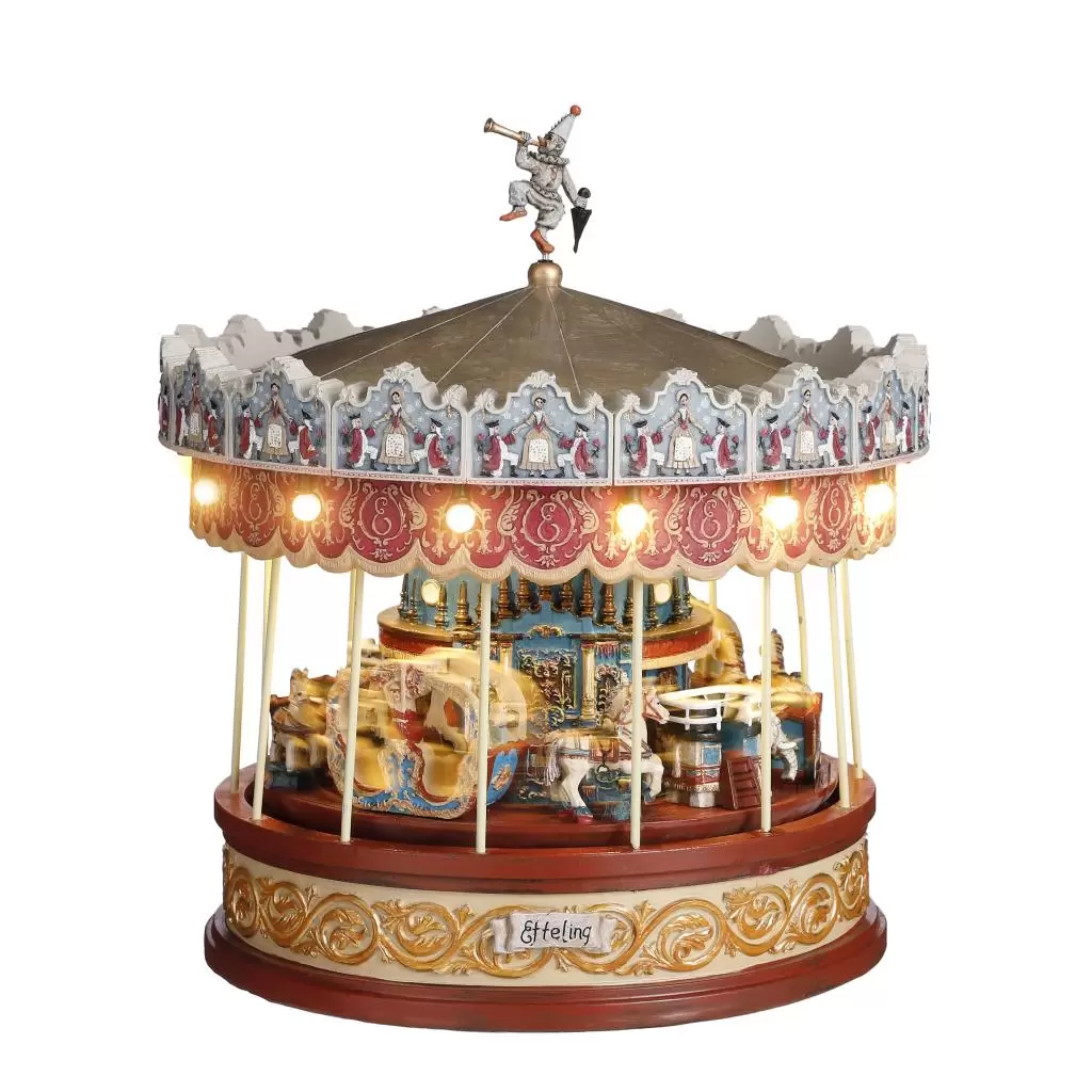 Luville Efteling Anton Pieck carrousel 23x23x25.5 cm - Christmas ...