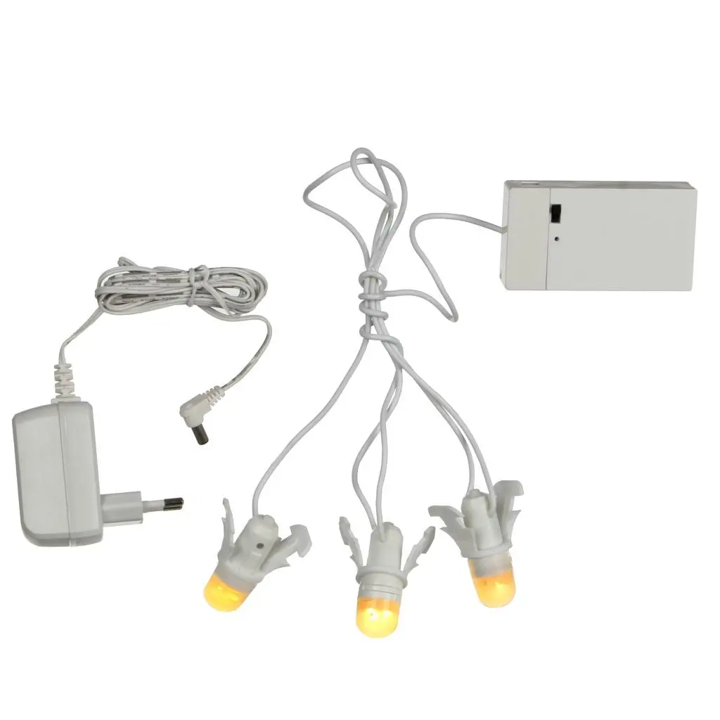 Luville General Light bulb chain 3 pieces with adapter - Christmas ...