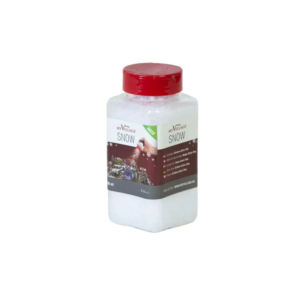 My Village Snow Extra Fine, sprinkle and storage can 500ml - Christmas ...